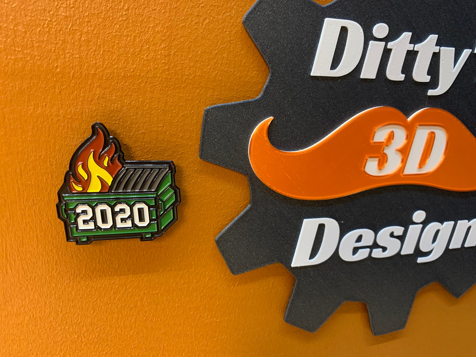 2020 Dumpster Fire Enamel Pin - Etsy