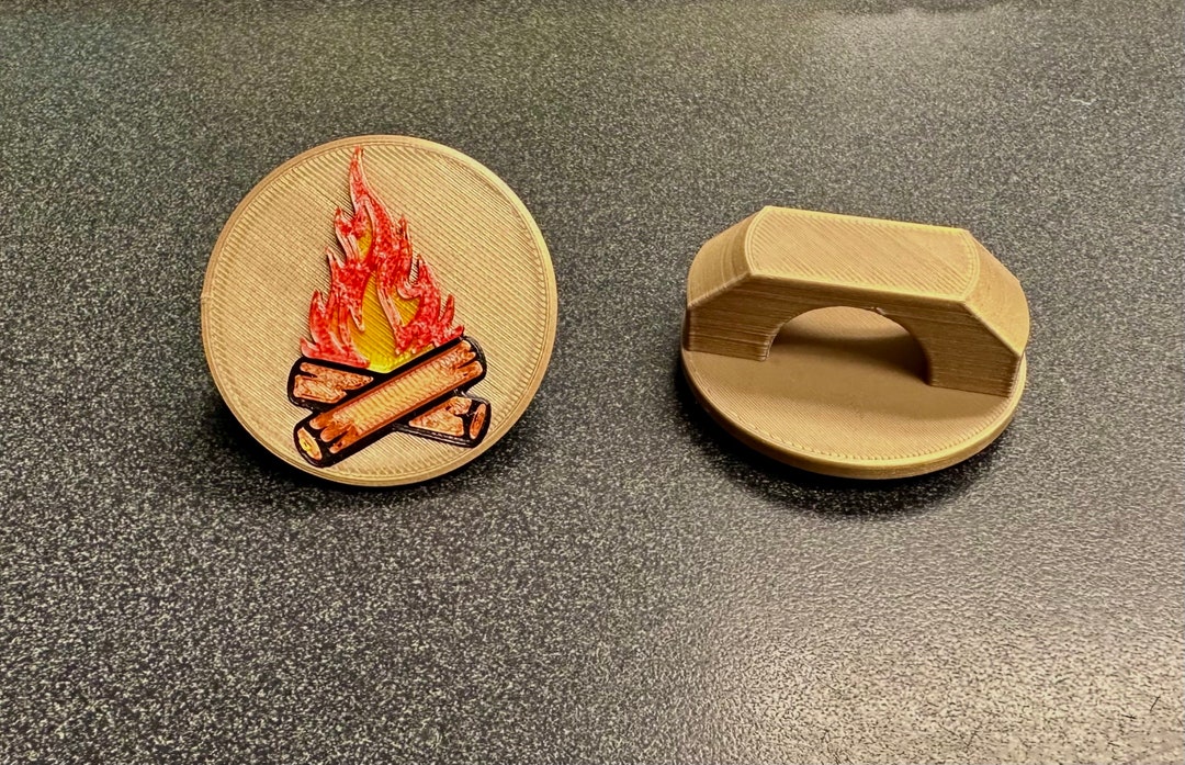 3d Printed Boy Scout Camp Fire Neckerchief Slide / Fire Patrol ...