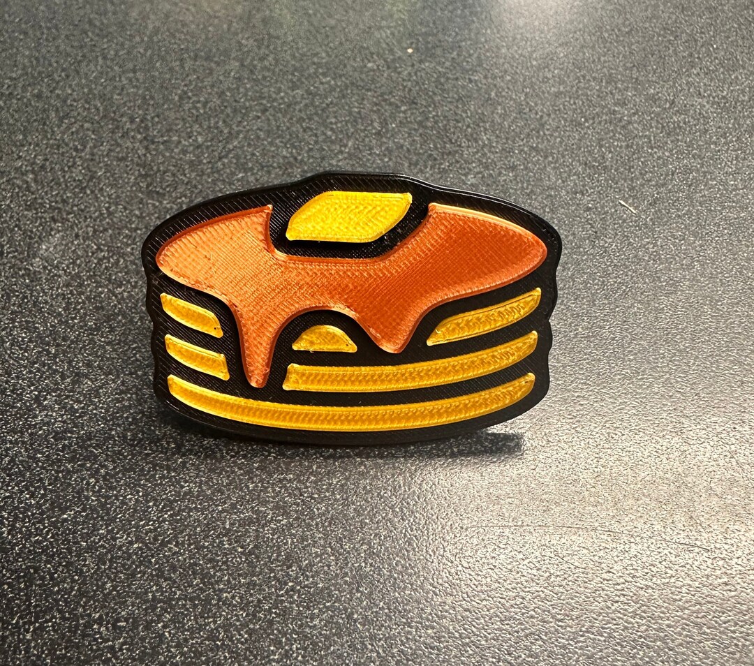 3d Printed Boy Scout Pancake Neckerchief Slide / Pancake Patrol ...