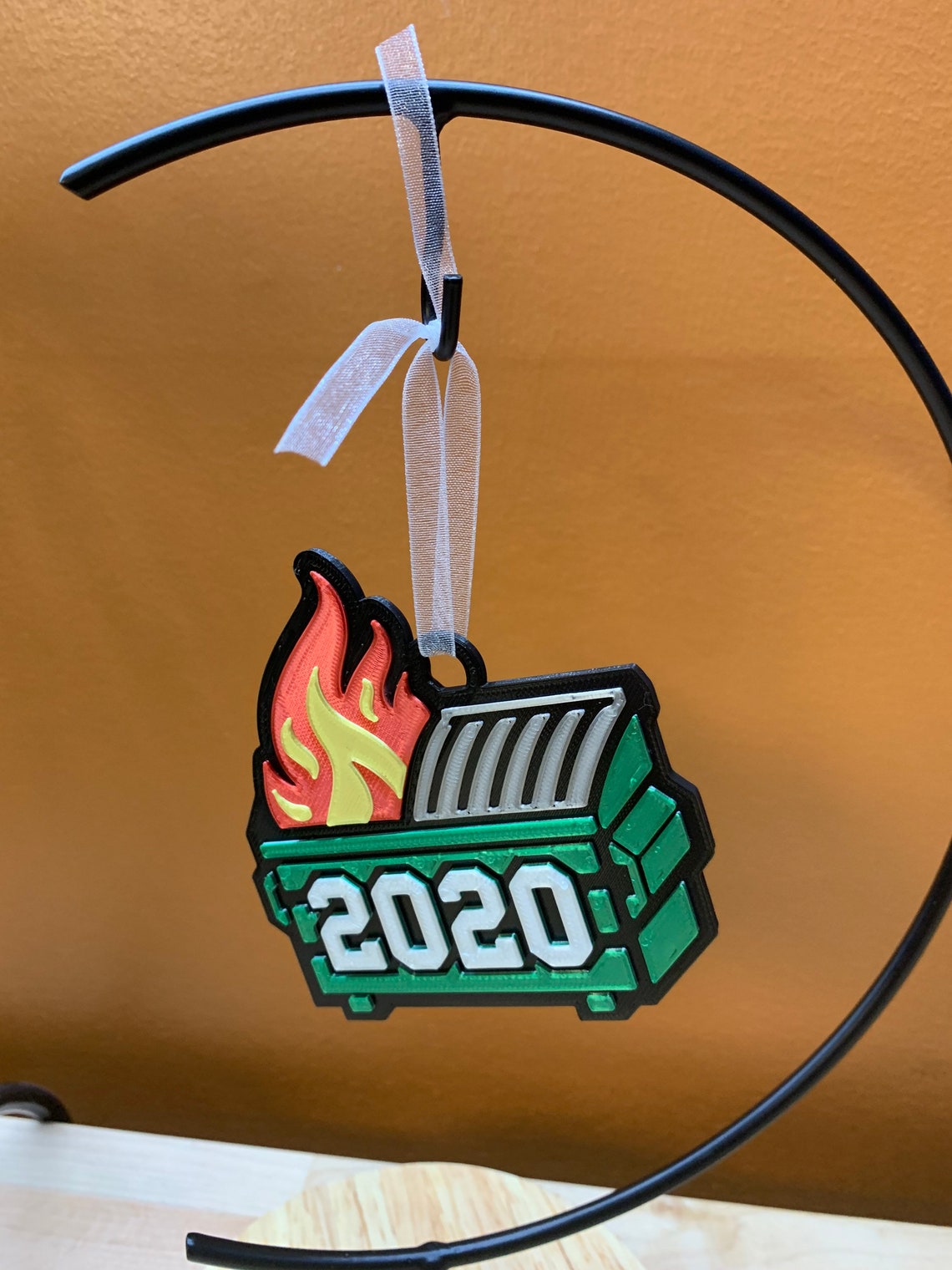 2020 Dumpster Fire Ornament | Etsy