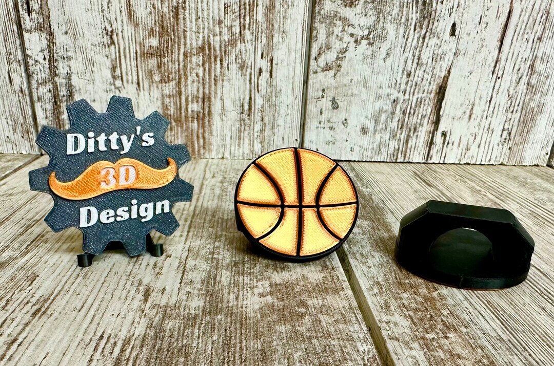 3d Printed Boy Scout Basketball Neckerchief Slide / Basketball Patrol ...