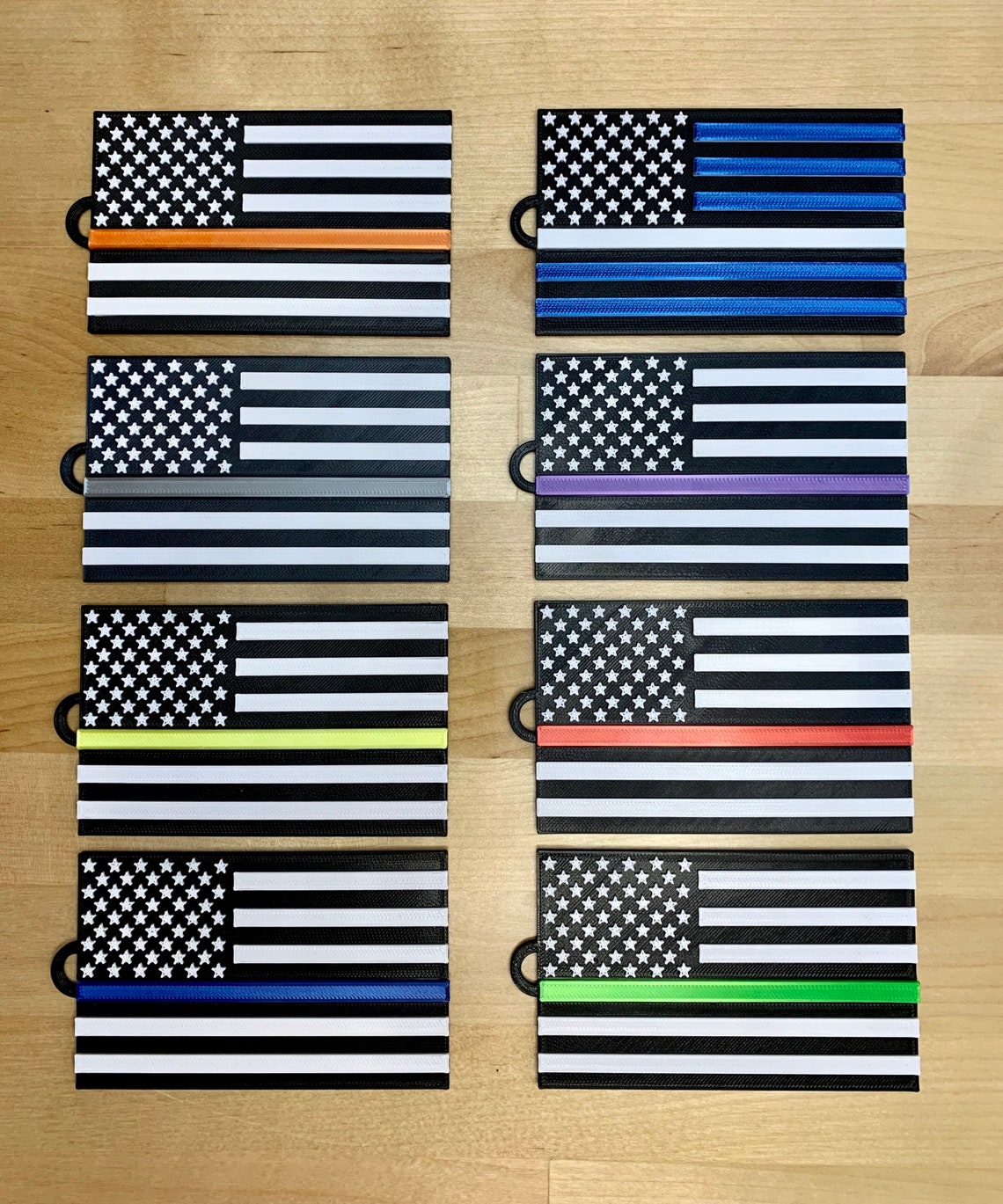 Thin White Line American Flag Emergency Medical Services Thin - Etsy