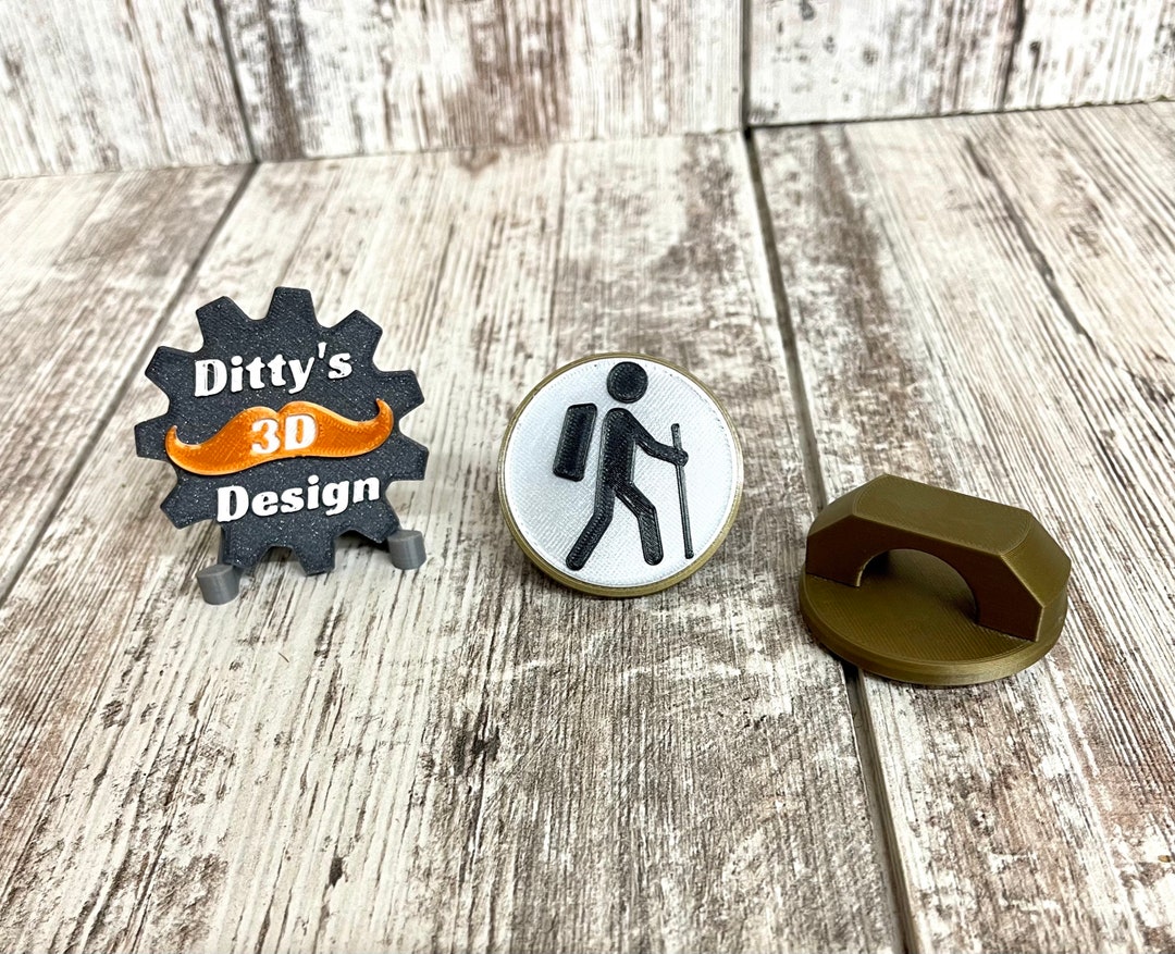 3d Printed Boy Scout Hiking Neckerchief Slide / Hiking Patrol / Hiking ...