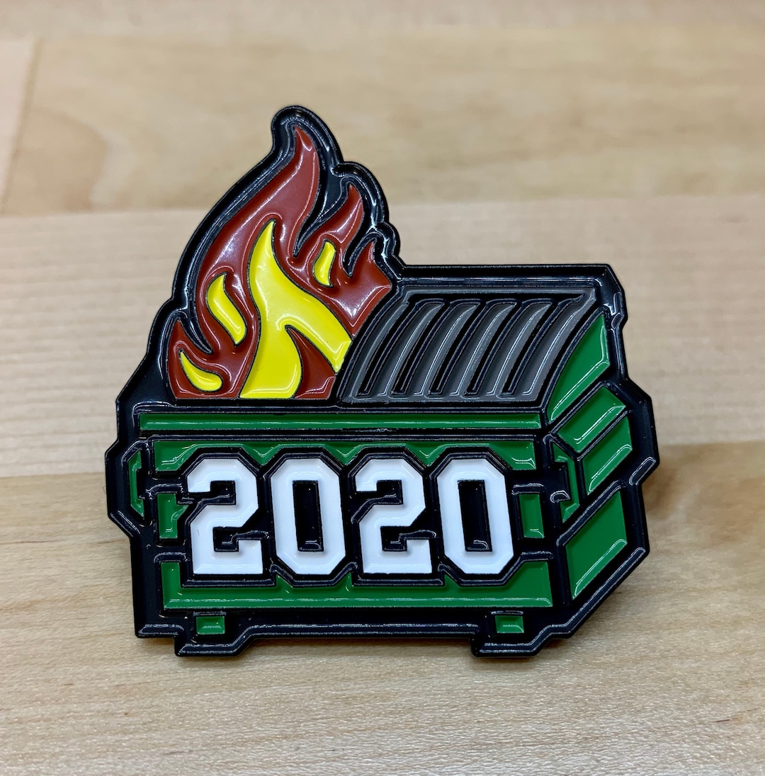 2020 Dumpster Fire Enamel Pin - Etsy
