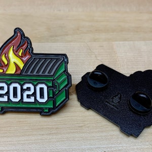 2020 Dumpster Fire Enamel Pin - Etsy