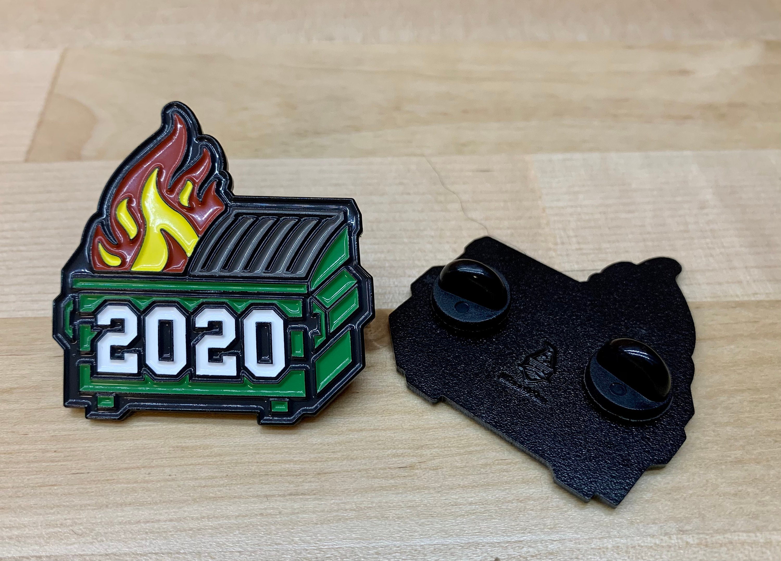 2020 Dumpster Fire Enamel Pin - Etsy