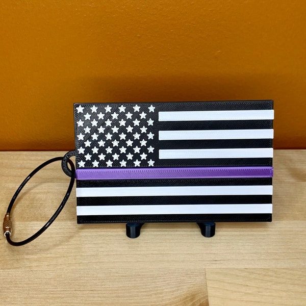 Thin Purple Line Security - Etsy