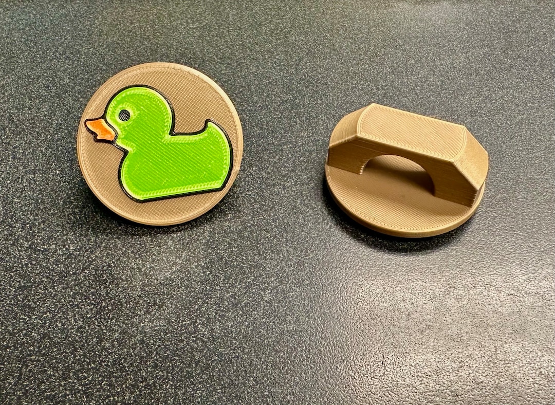 3d Printed Radioactive Rubber Duck Neckerchief Slide /nuclear Rubber ...
