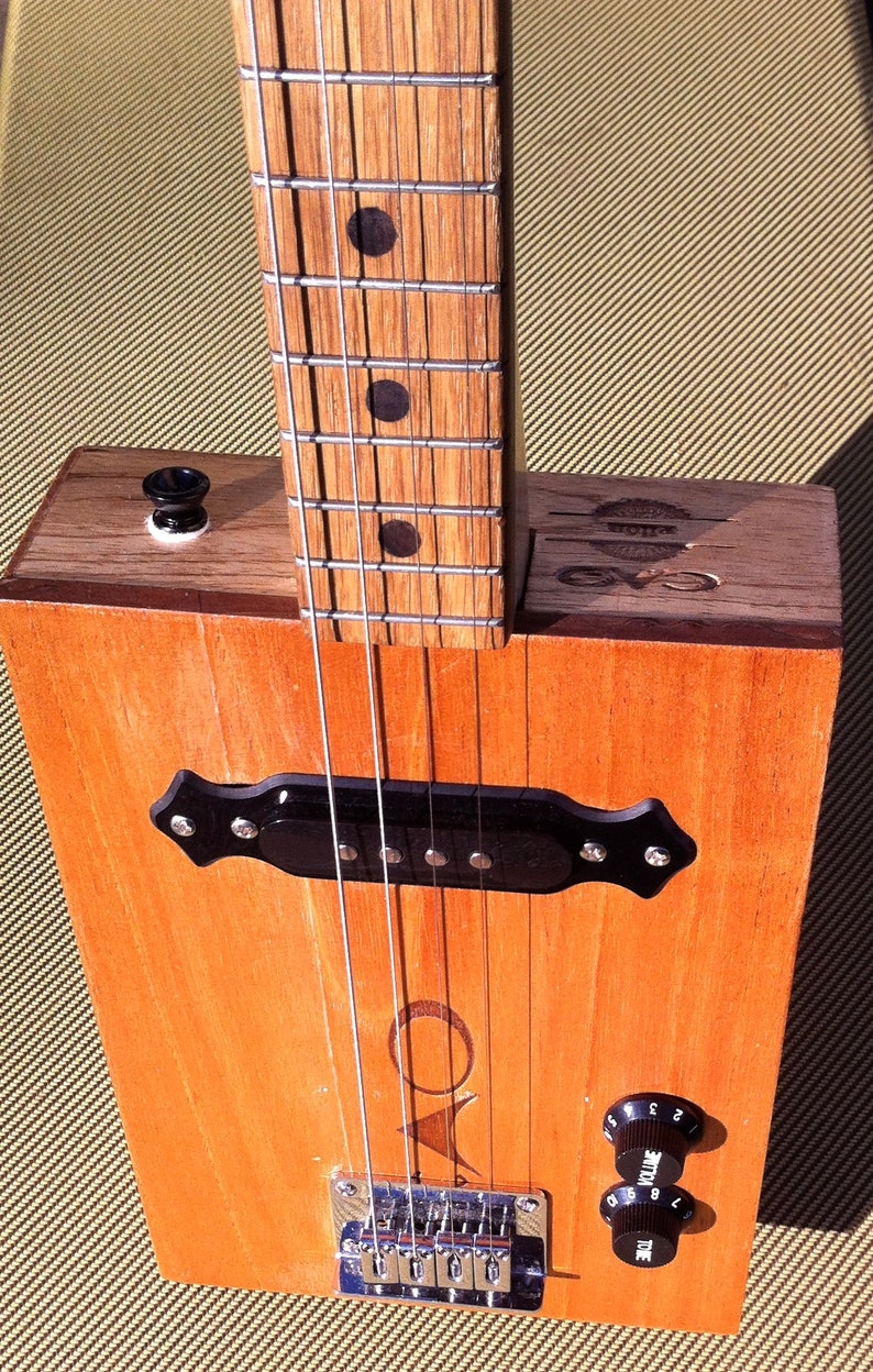 4 String Cigar Box Guitar on Exhibition NOT FOR SALE - Etsy