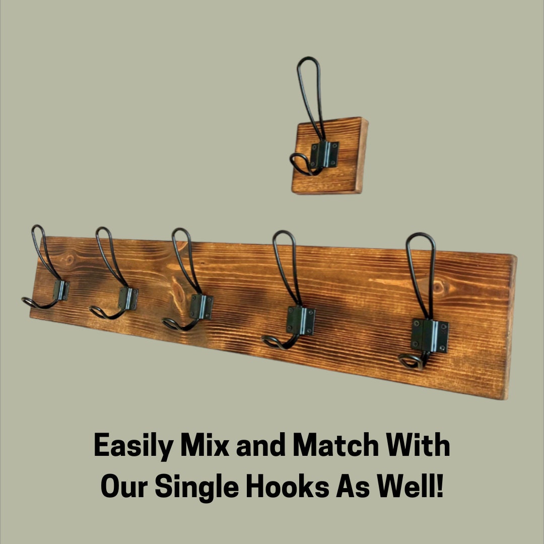 Rustic Coat Rack | Countrystyle Coat Rack Wall Mount | Farmhouse ...