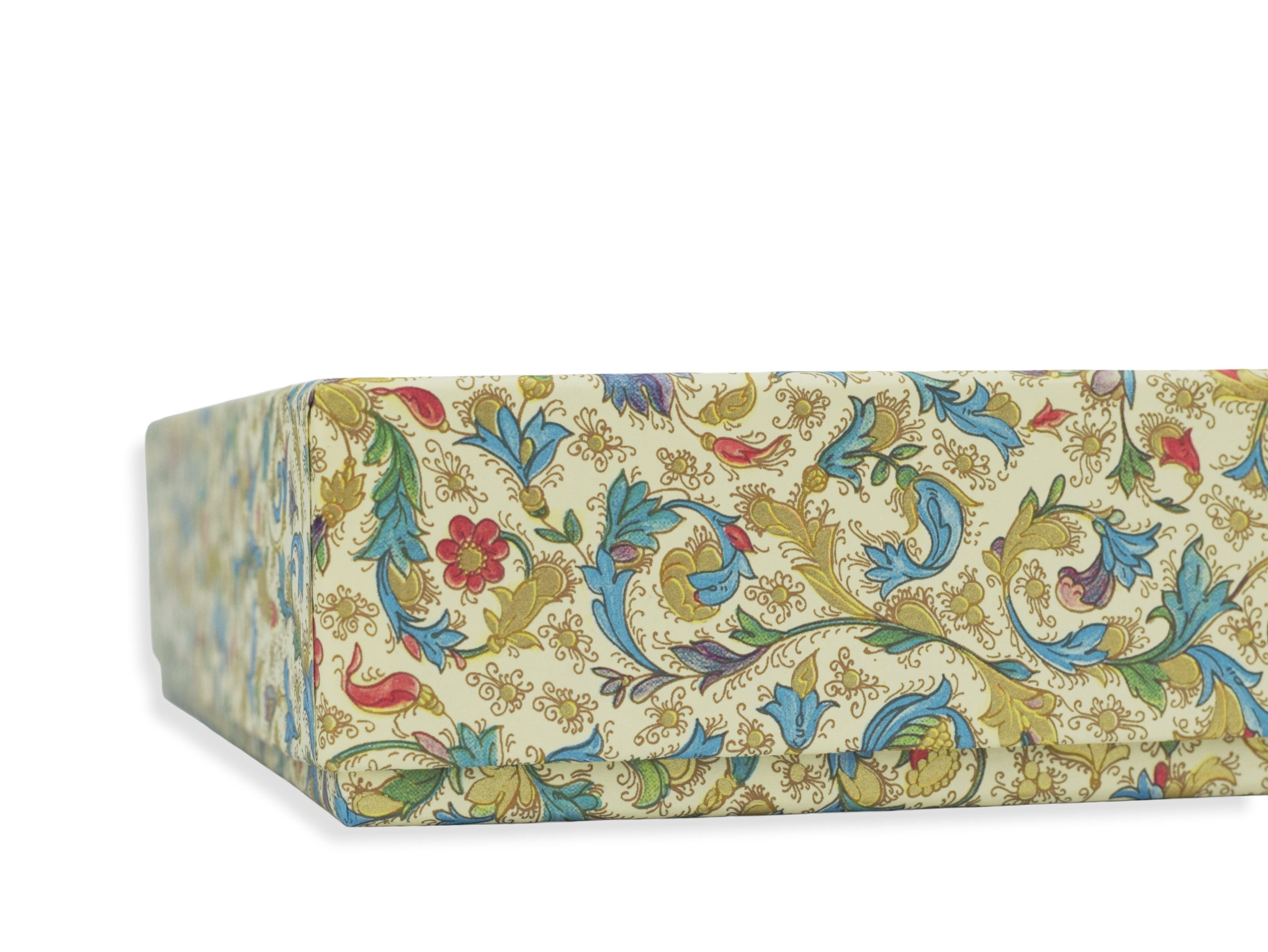 DIN A4 Flat Box With Lid, Rectangular Storage Box, Blue Cardboard Box ...