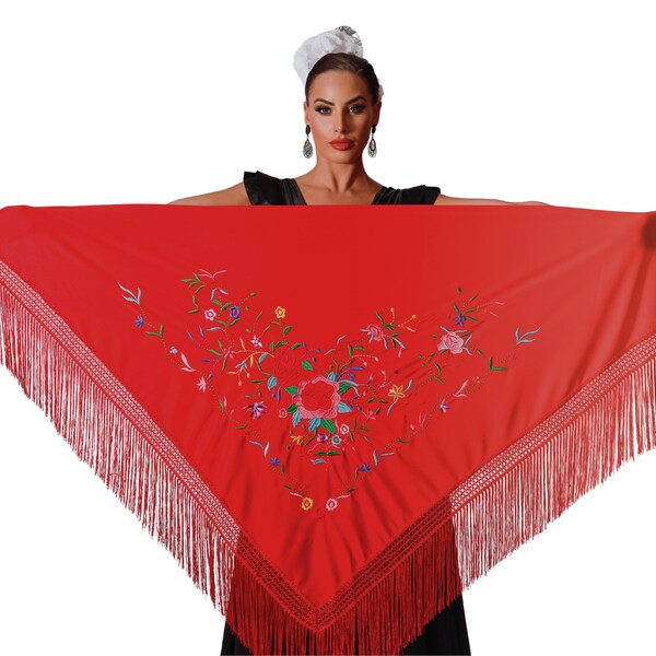 Flamenco Shawl - Etsy