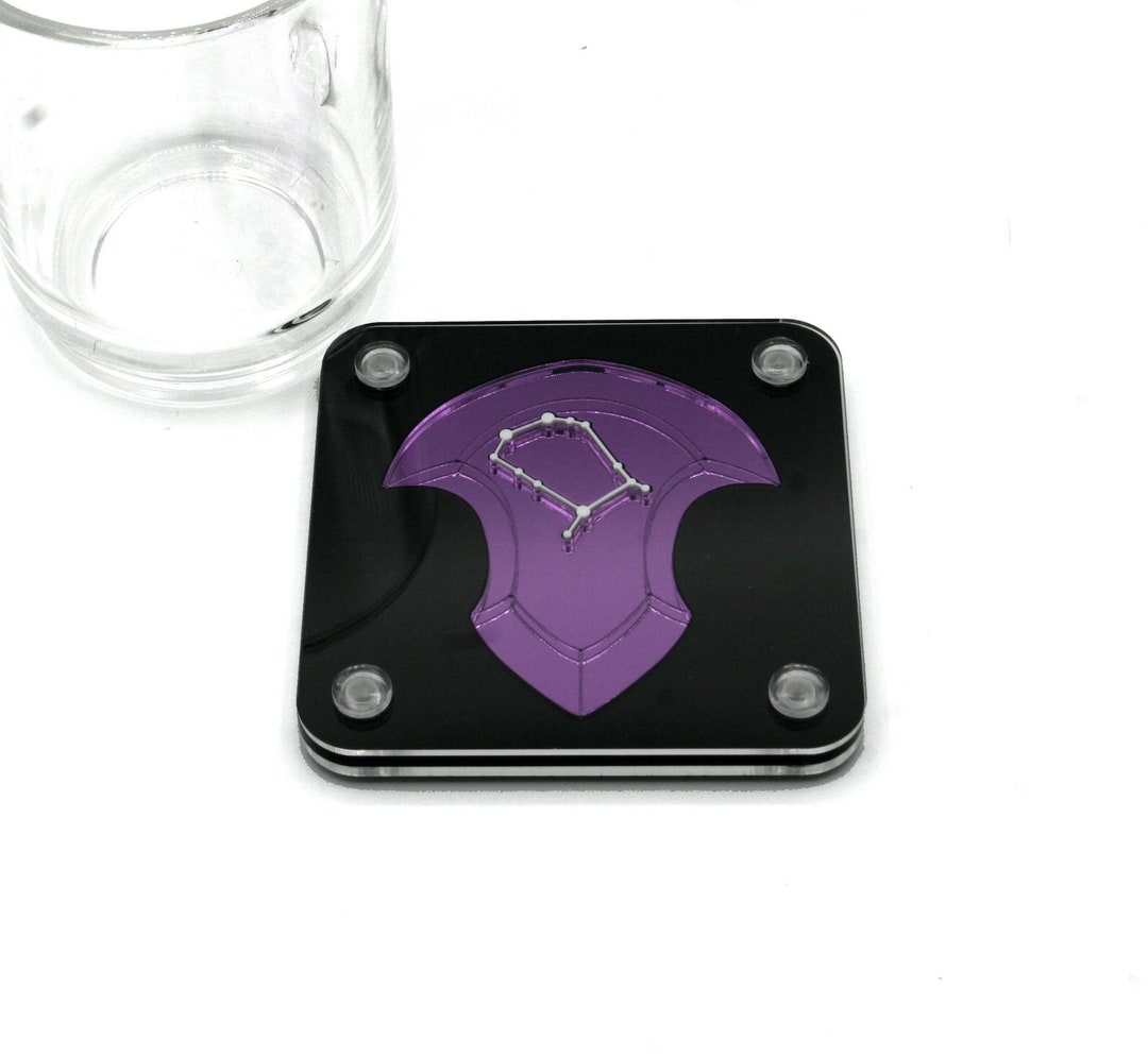 Acrylic FFXIV Emet-selch Constellation Crystal Coaster - Etsy