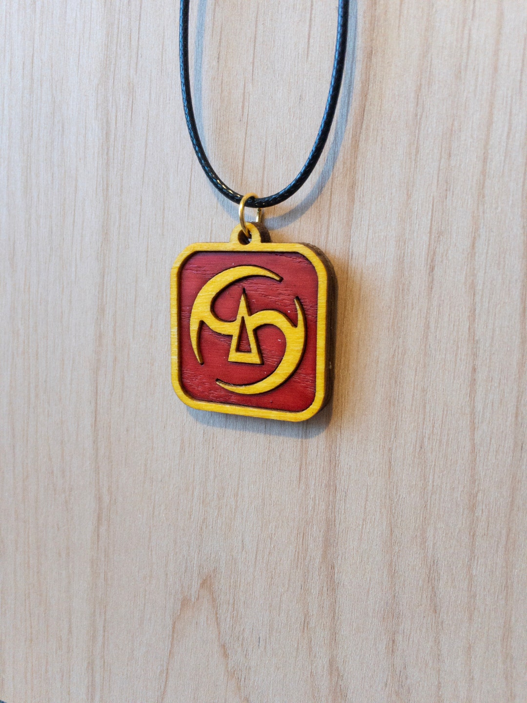 FFXIV Wood Samurai Pendant/necklace - Etsy