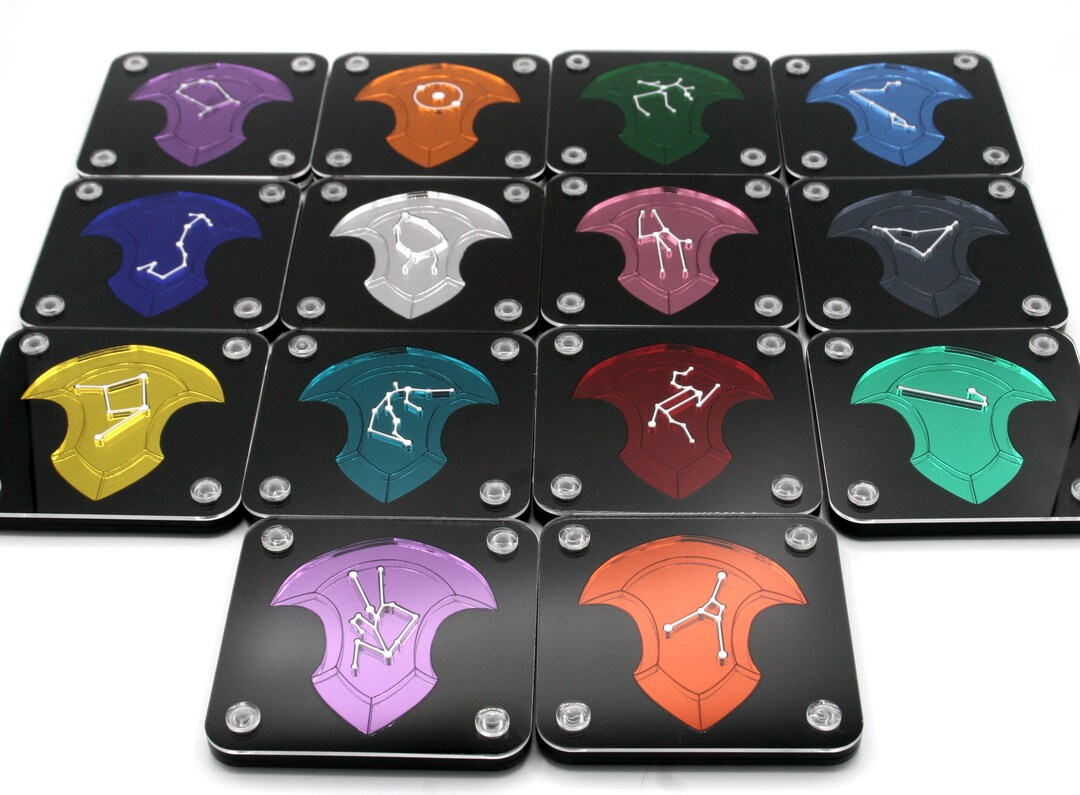 Acrylic FFXIV Complete Set Constellation Coasters - Etsy