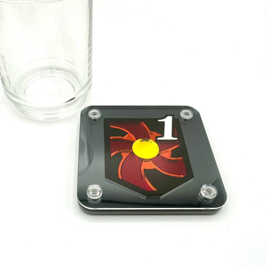 Mirrored Acrylic FFXIV Vulnerability up Icon Coaster - Etsy