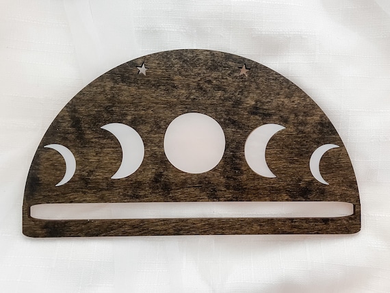 Macrame Frame Moon Phase Inlay Pearl Macrame Wood Weaving - Etsy