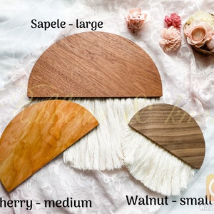 Minimalist Half Moon, Wall Hanging Frame, Macrame Half Moon, Macrame ...