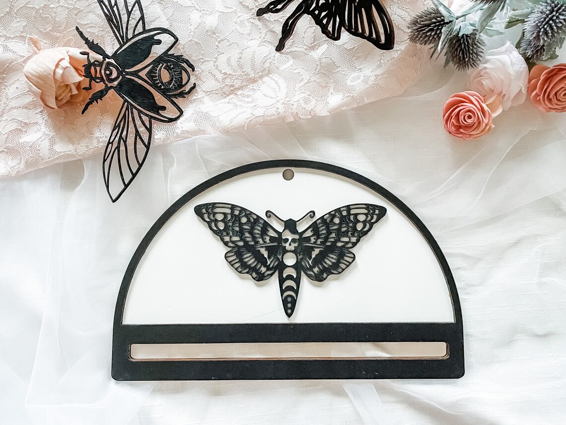 Macrame Half Moon Macrame Frame Wall Frame Wood Frame for | Etsy