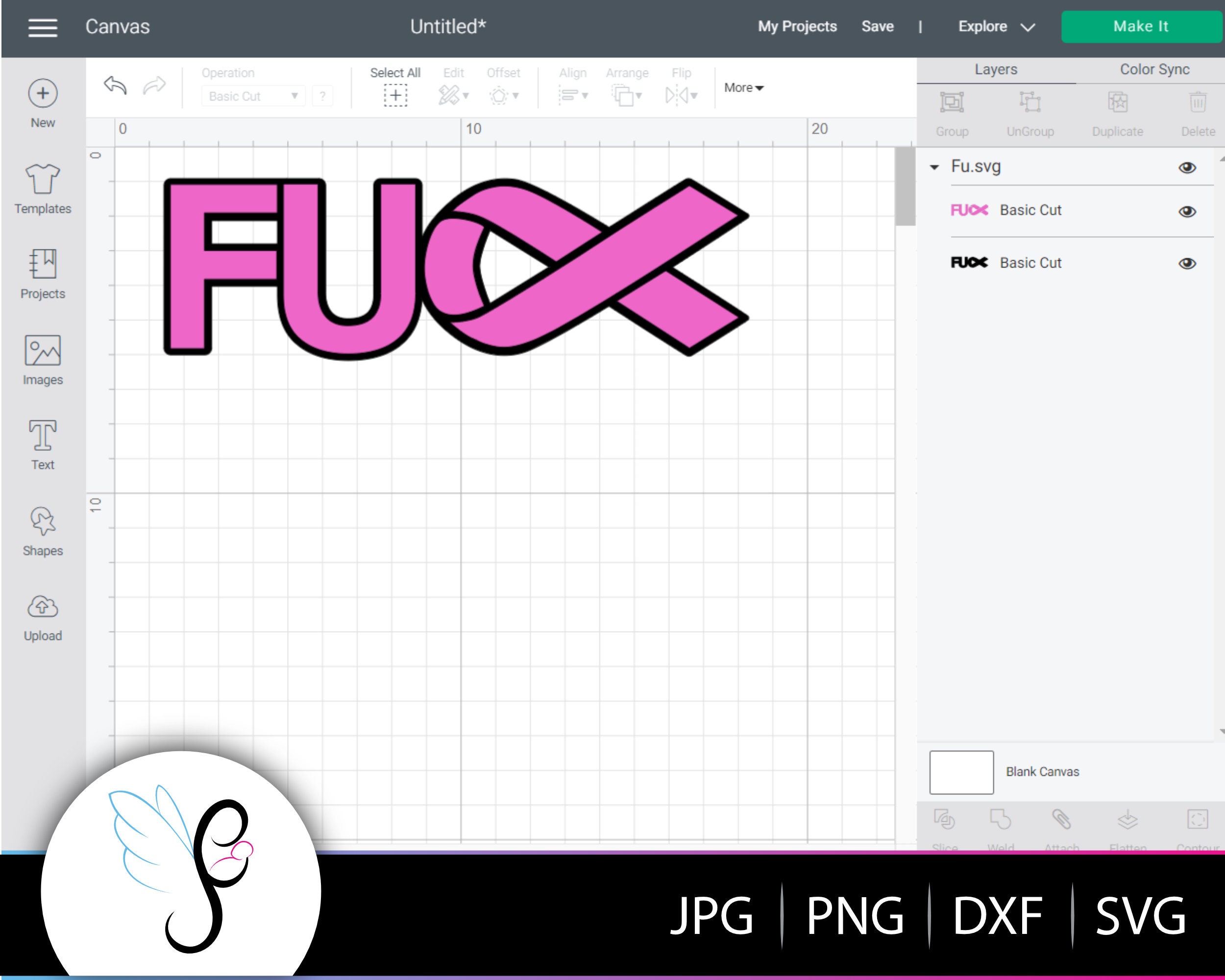 FU Cancer SVG - Breast Cancer Awareness SVG - Etsy