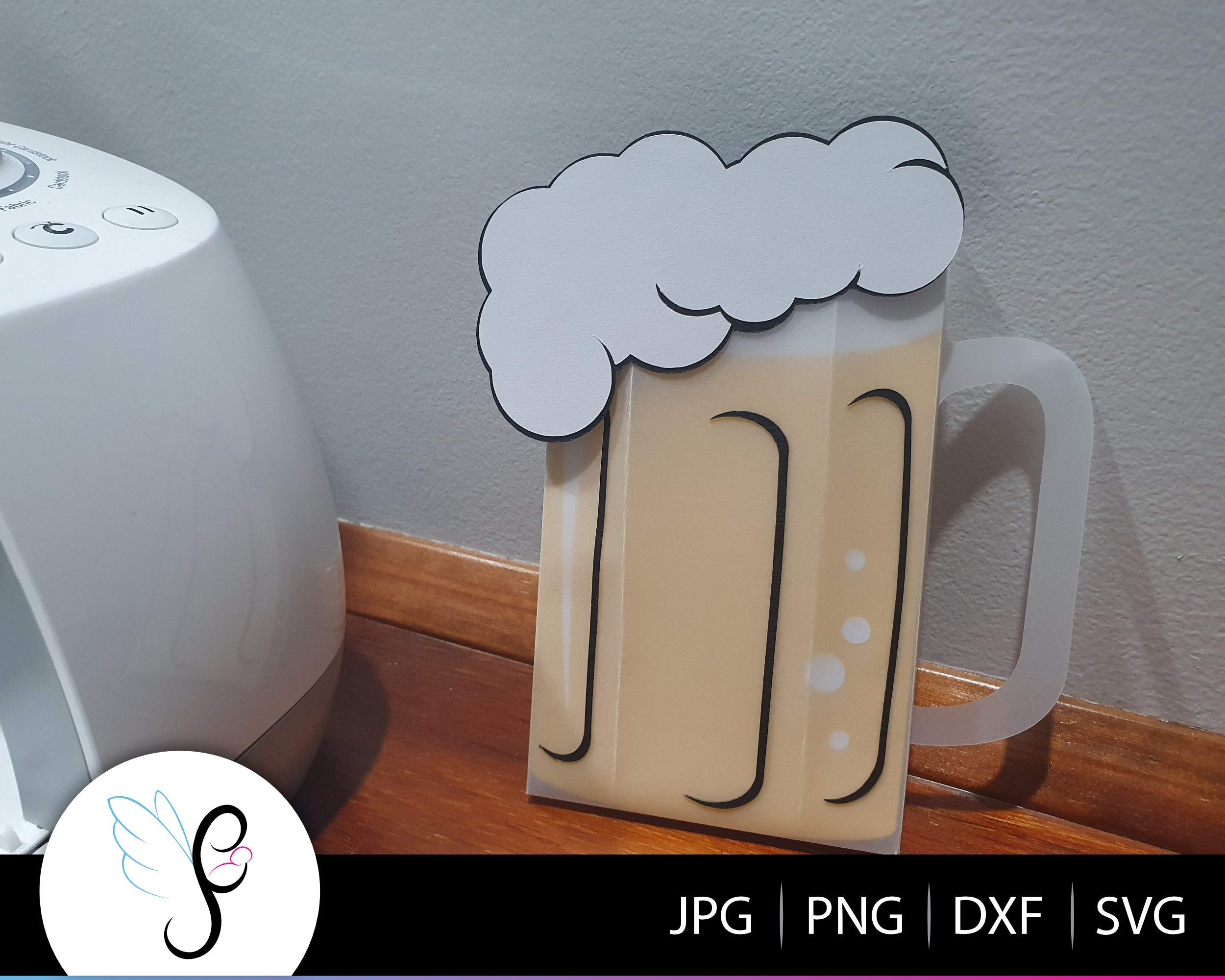 3D Beer Mug Template SVG - Fathers Day SVG - Etsy Canada