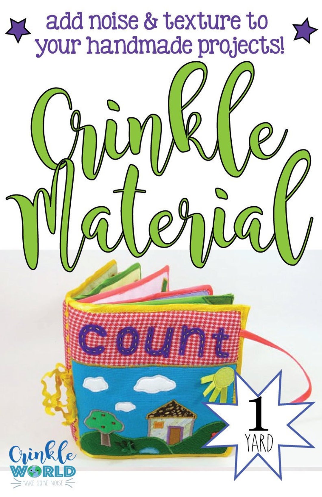 Crinkle Material - 1 Yard Grab & Go Hangers for Retail (10 Count) by ...