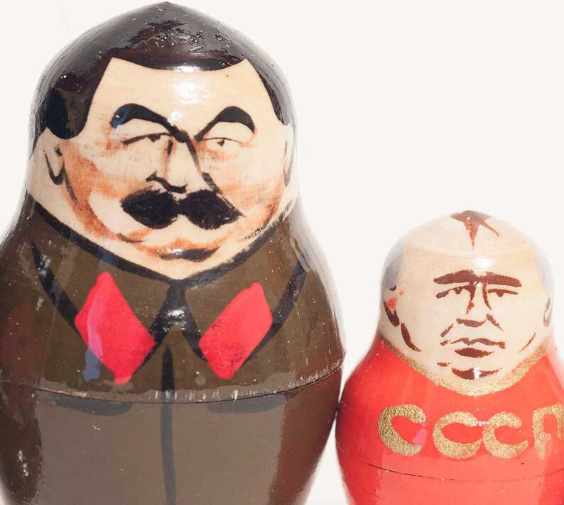 Lenin Russian Nesting Doll Russian President Matryoshka Doll | Etsy