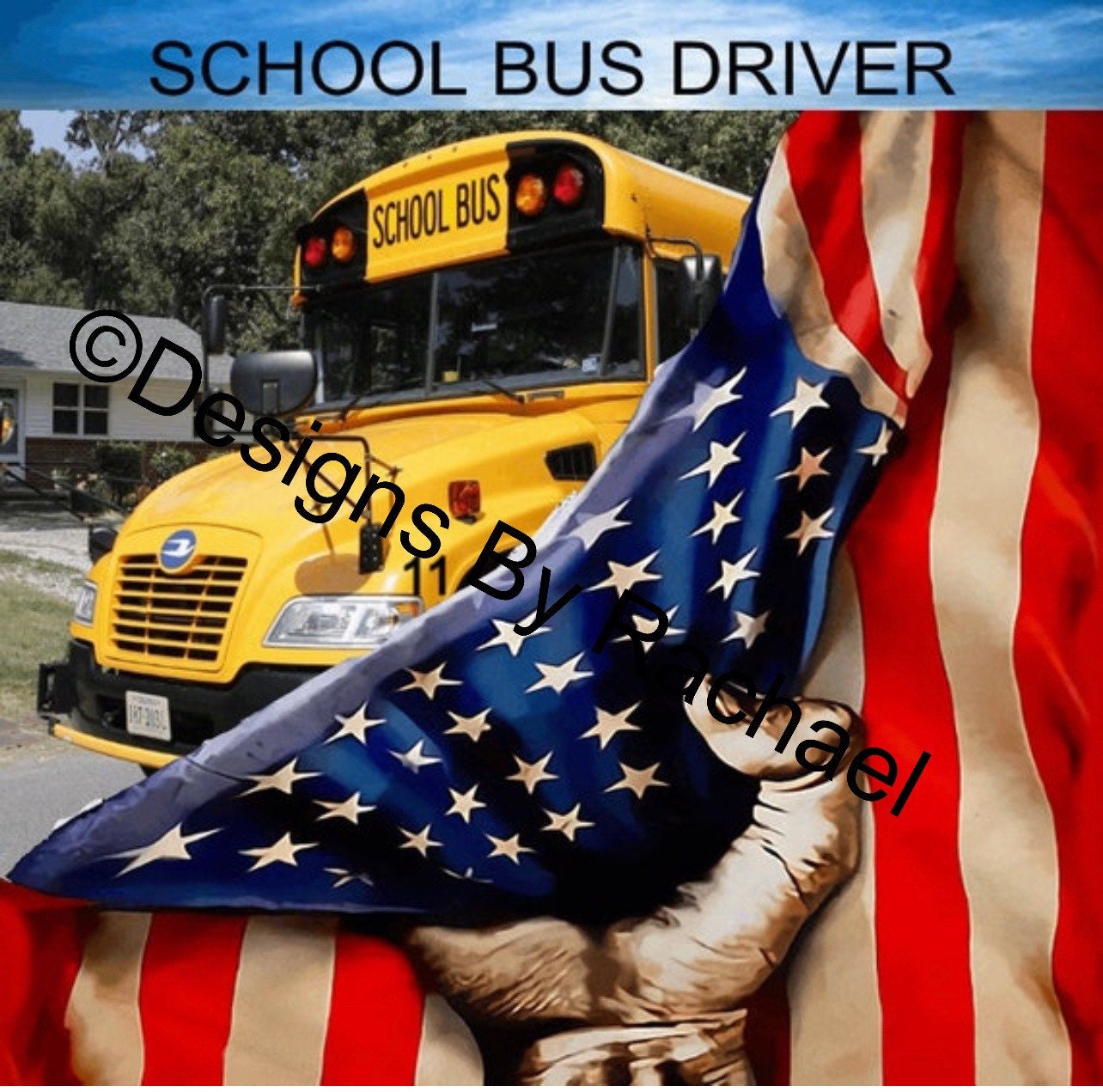 Bus Driver Flag Wrap - Etsy
