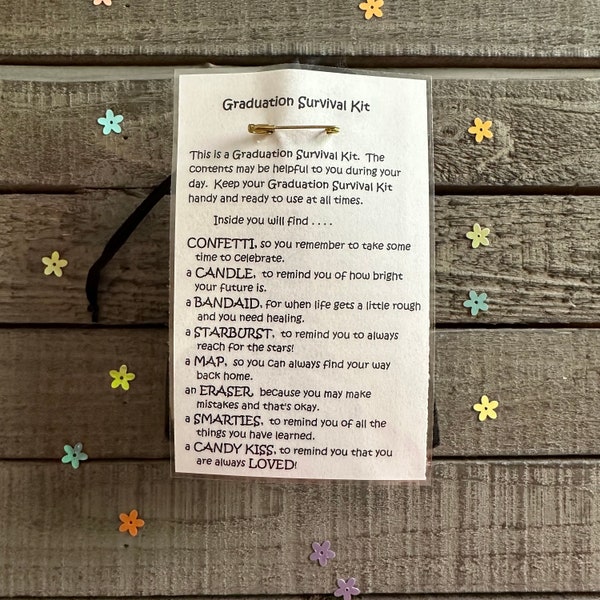 Graduation Survival Kit - Etsy
