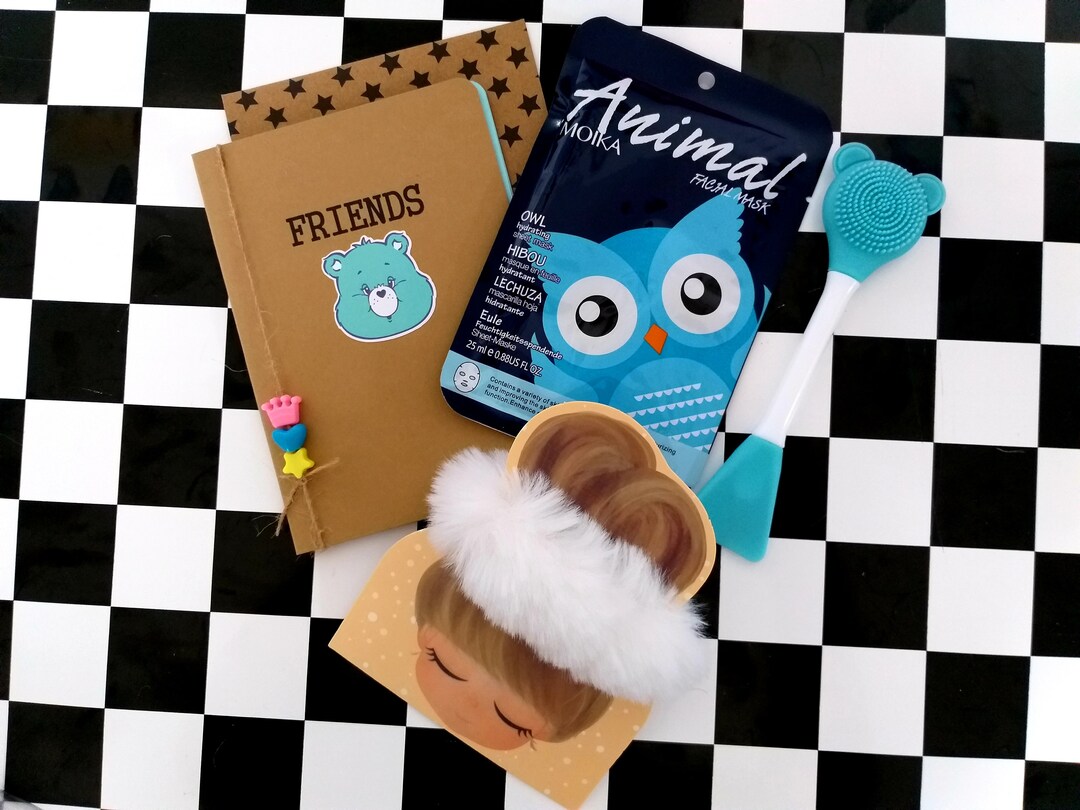 CHRISSY CRYSTAL Surprise Bag FRIENDS Kawaii Face Mask Gift Set - Etsy