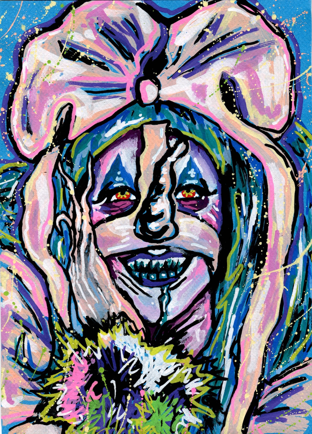 Abhora From Dragula - A4 or A3 Print of My Original Acrylic Portrait ...