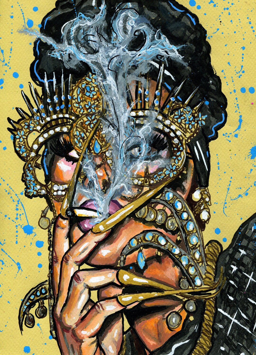 NEW*** Raja From Rupauls Drag Race- A4 or A3 Print of My Original ...