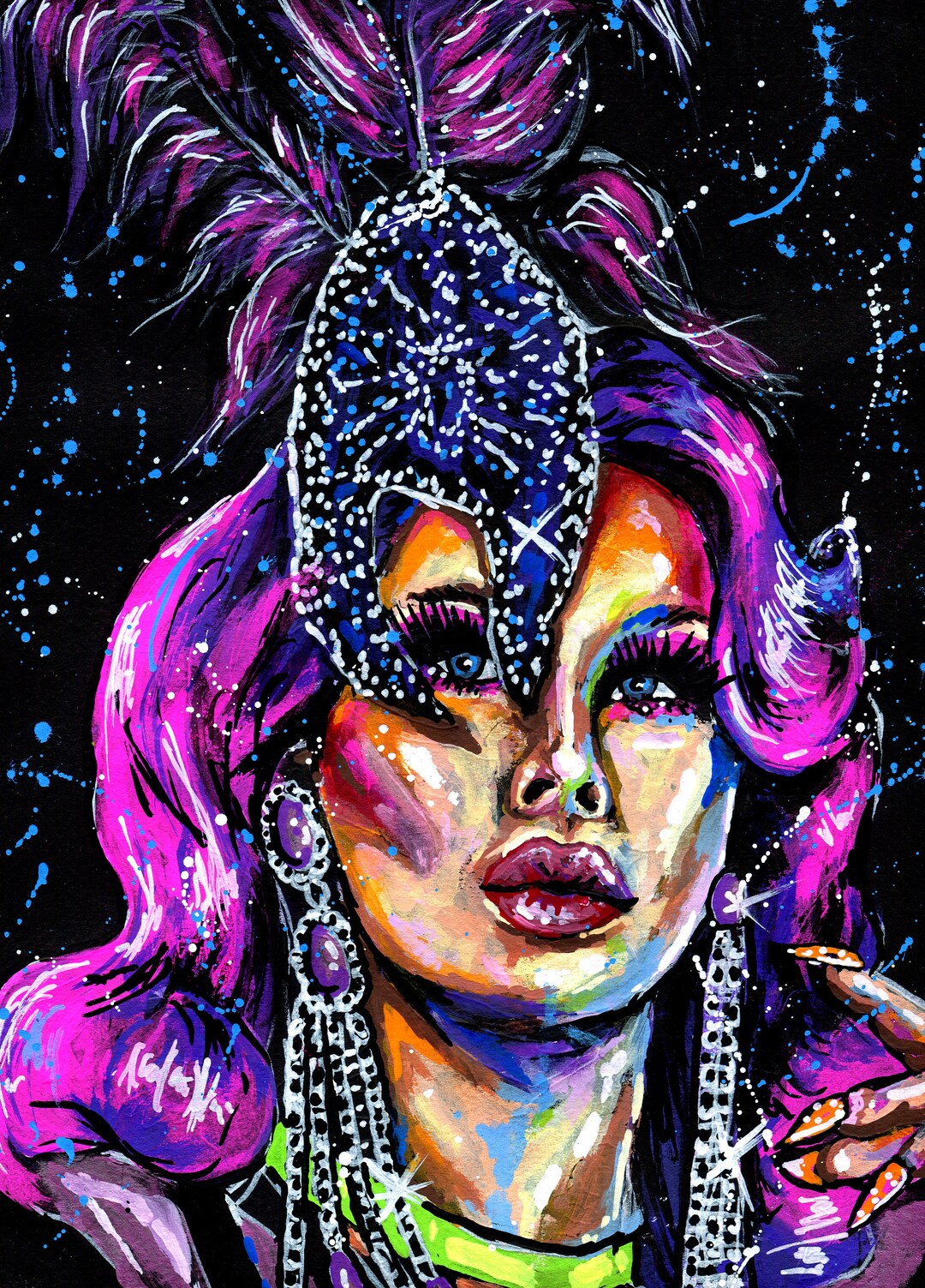 Trinity the Tuck From Rupauls Drag Race A4 or A3 Print of My Original ...