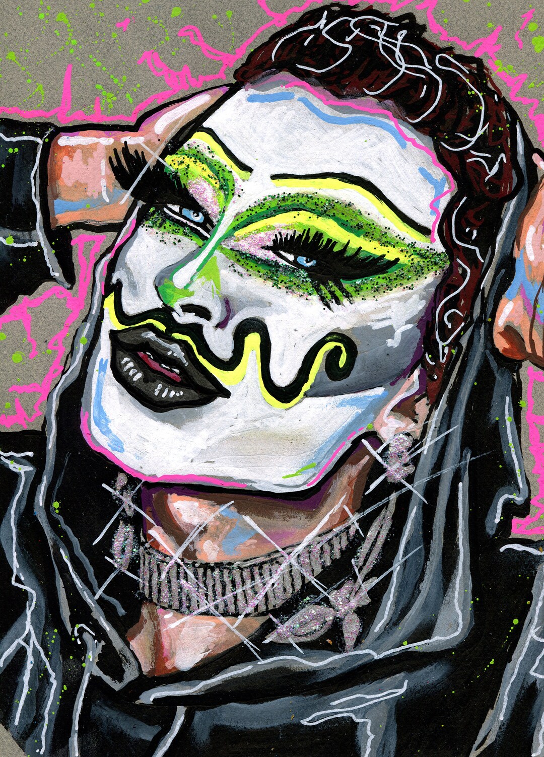 Gottmik From Rupauls Drag Race A4 or A3 Print of My Original Acrylic ...
