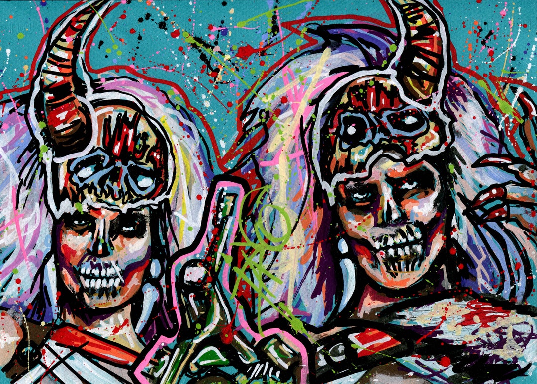 Boulet Brothers A4 or A3 Print of My Original Acrylic Portrait Painting ...