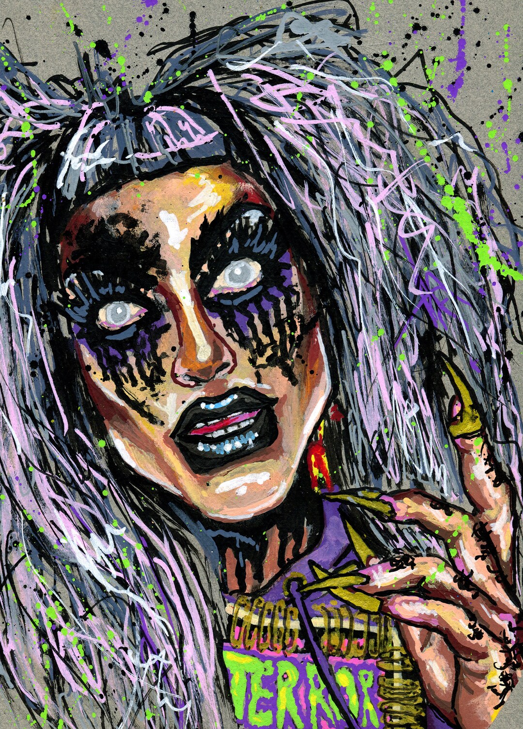 Evah Destruction From Boulet Brothers Dragula - A4 or A3 Print of My ...