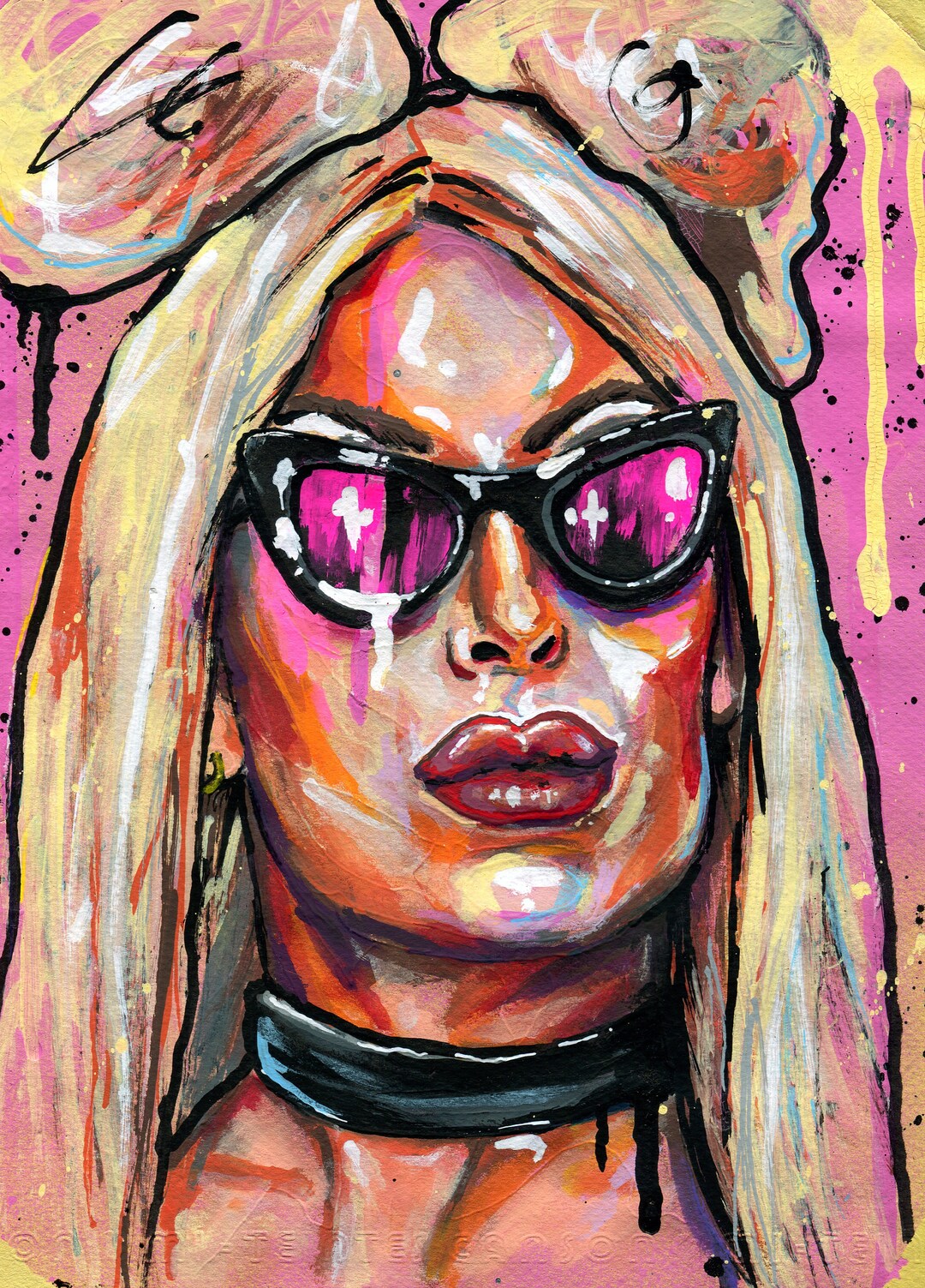 NEW Alaska From Rupauls Drag Race A4 or A3 Print of My Original Acrylic ...