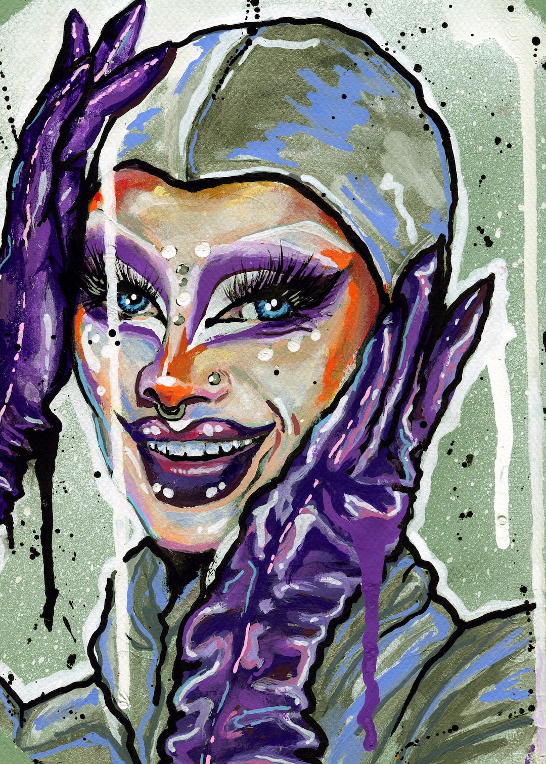 NEW*** Dawn From Rupauls Drag Race- A4 or A3 Print of My Original ...