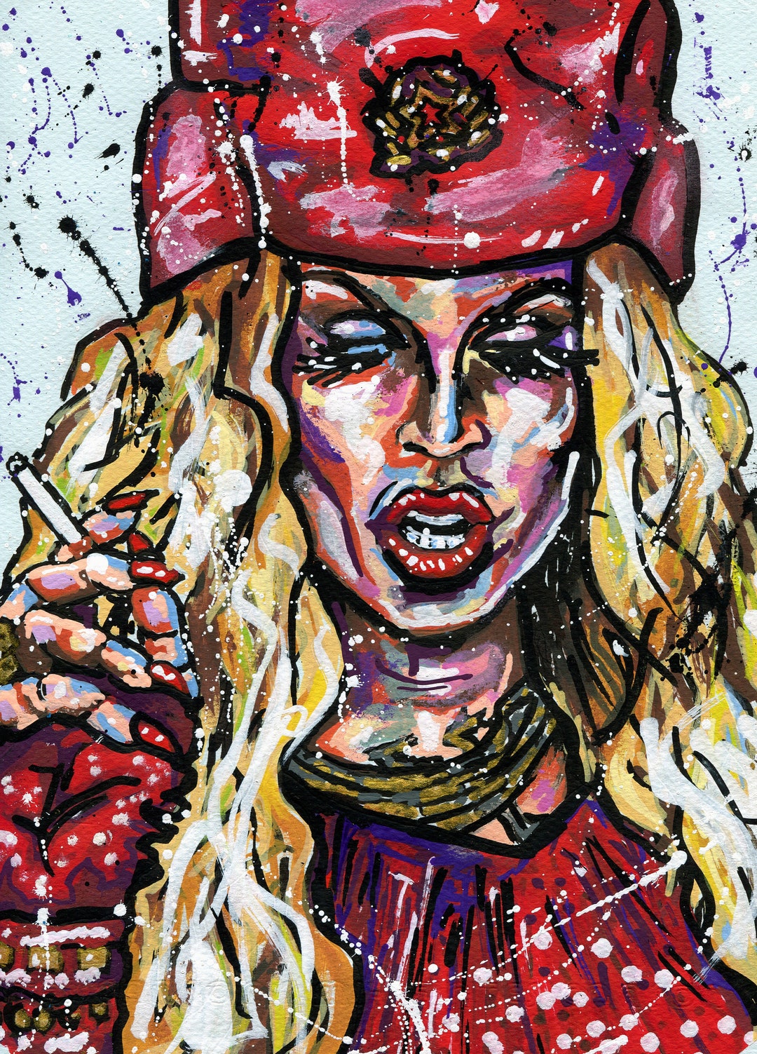 Katya From Rupauls Drag Race- A4 or A3 Print of My Original Acrylic ...