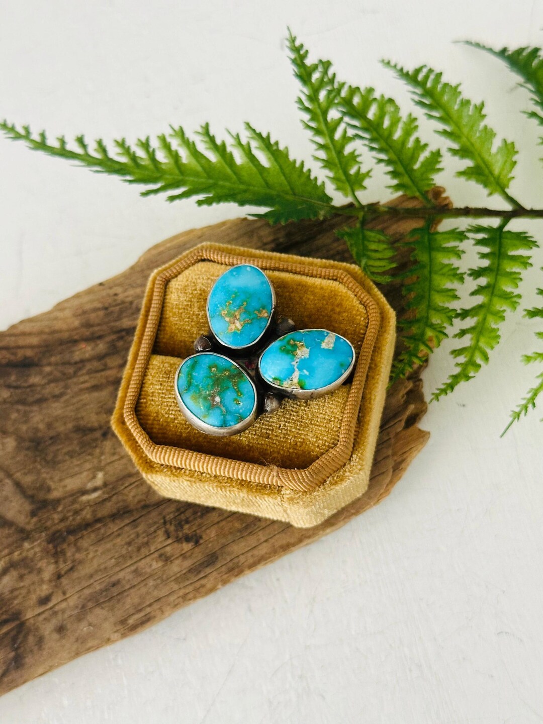 Kathleen Chavez Sonoran Mountain Turquoise & Sterling Silver Ring Size ...