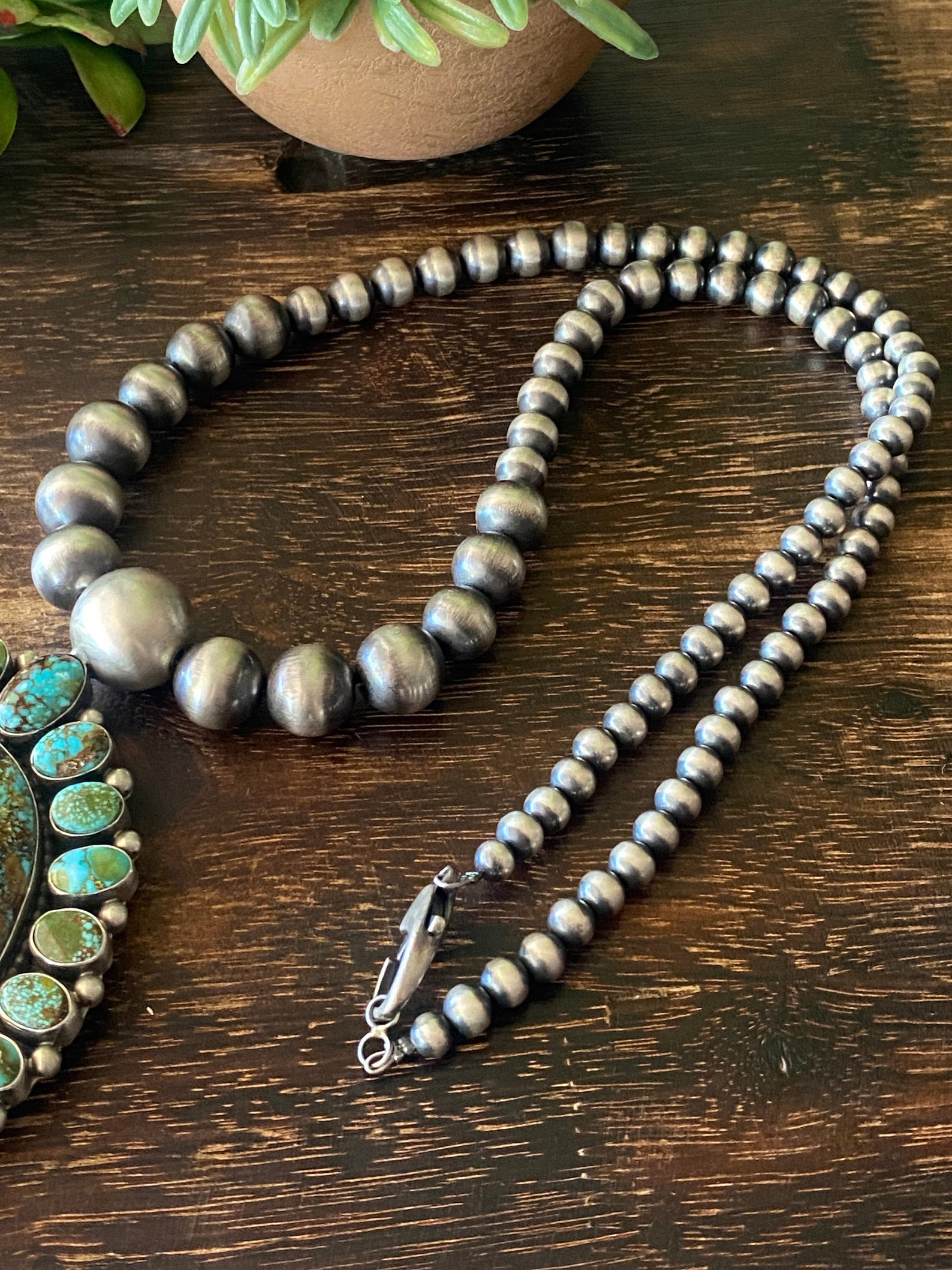 Kathleen Chavez High Grade Kingman Turquoise & Sterling Silver Mega ...