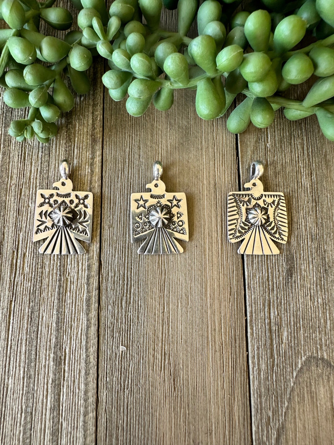 Darrell Cadman & Sterling Silver Thunderbird Pendant - Etsy