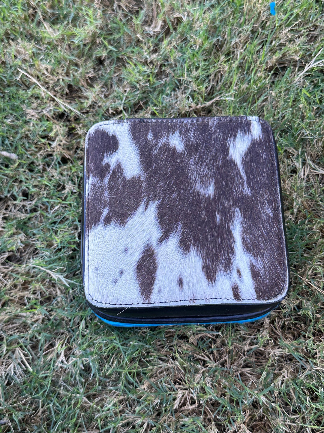 Genuine Leather Cowhide Jewelry Box - Etsy