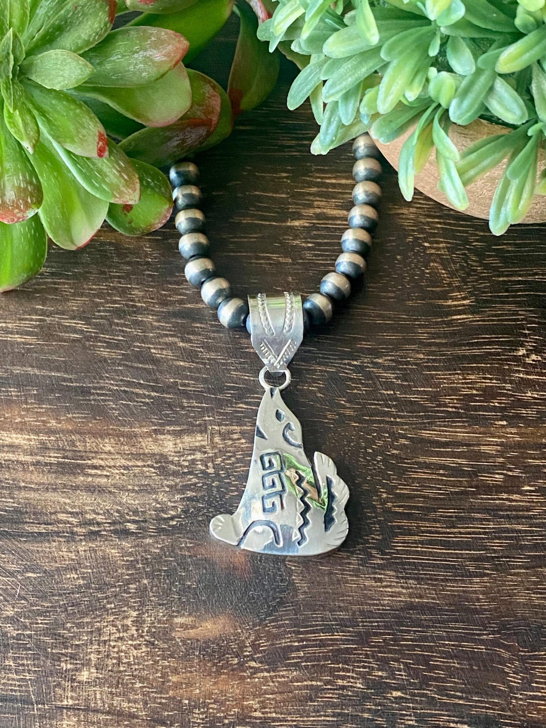 Alonzo Mariano Sterling Silver Cayote Pendant - Etsy