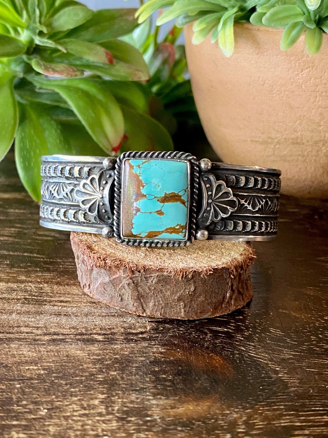 Sunshine Reeves 8 Turquoise & Sterling Silver Cuff Bracelet - Etsy