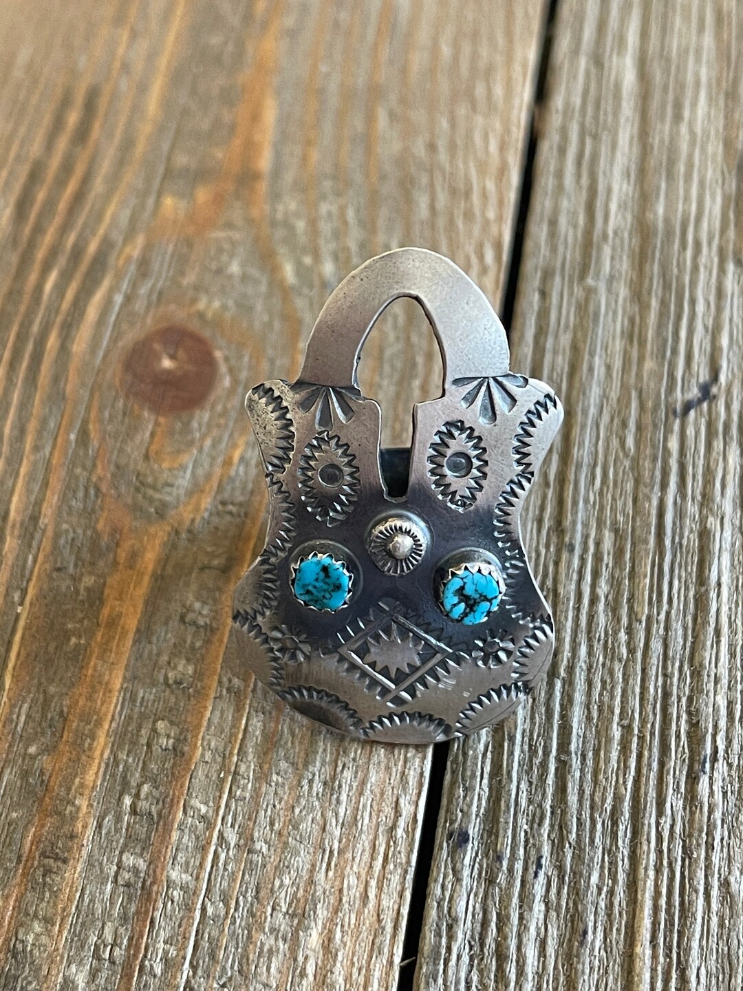 Tim Yazzie Kingman Türkis & Sterling Silber Vase Ring Größe 7 - Etsy ...