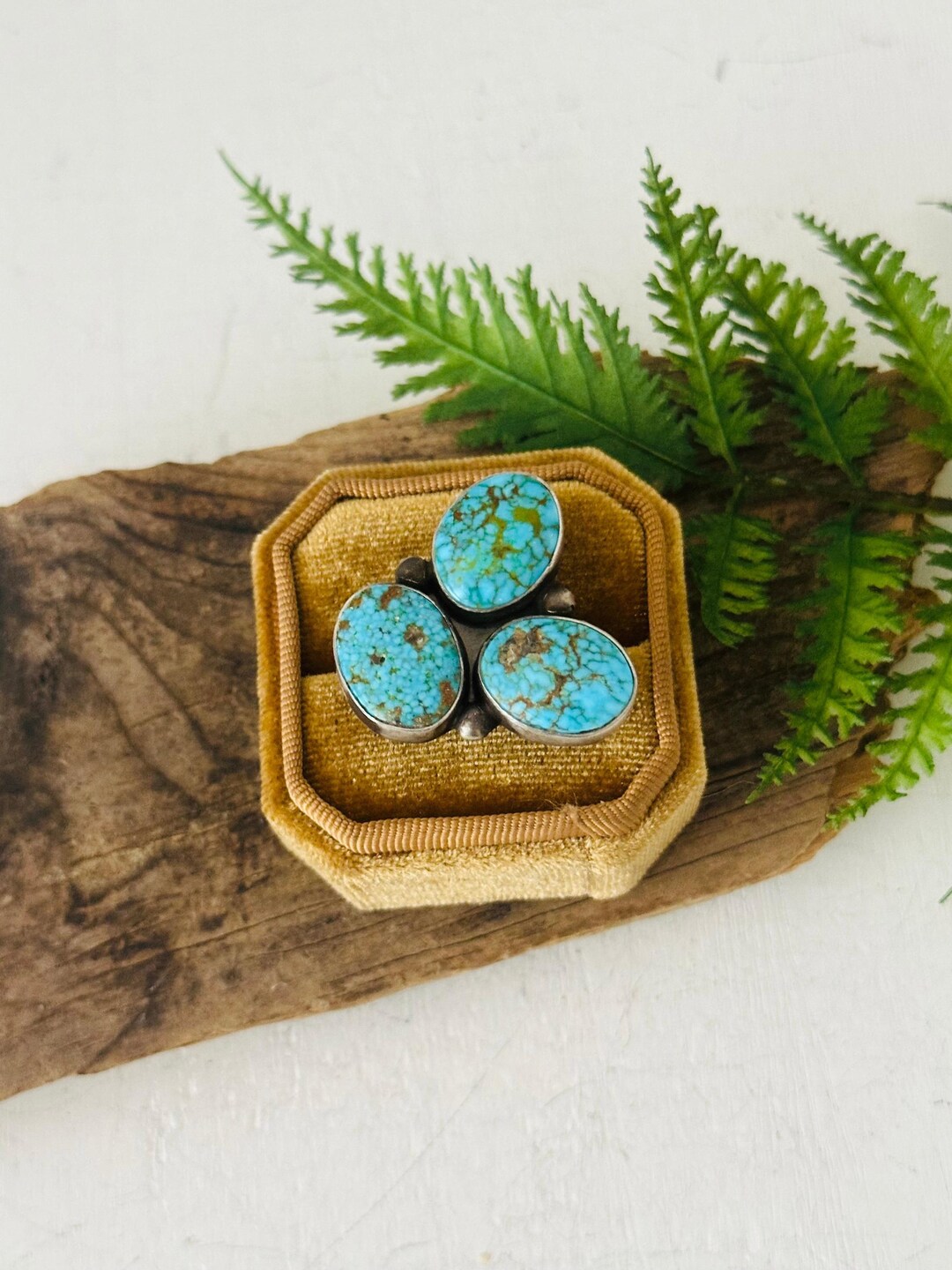 Kathleen Chavez Sonoran Mountain Turquoise & Sterling Silver Ring Size ...