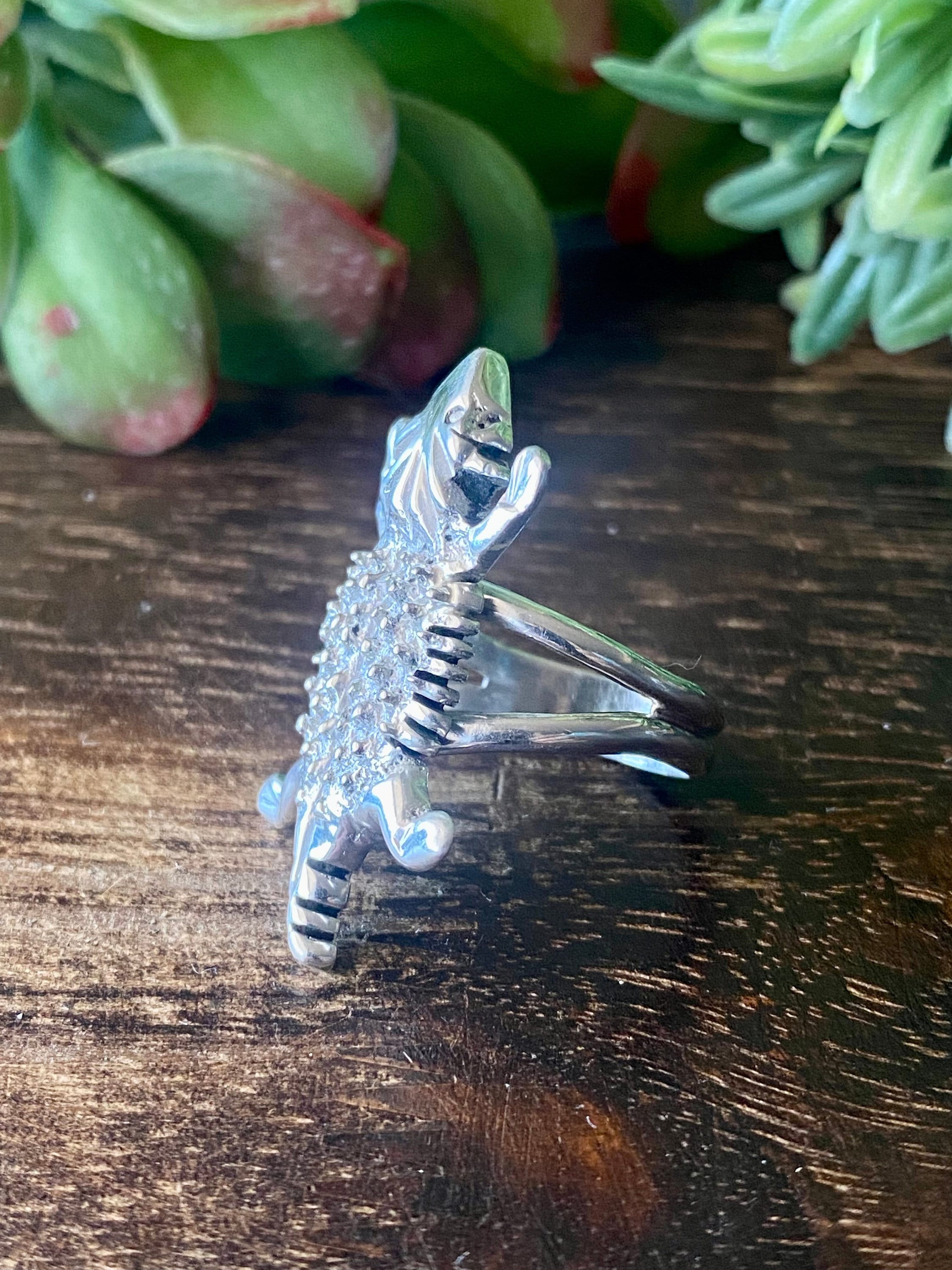 Navajo Made Sterling Silver Horny Toads Rings - Etsy