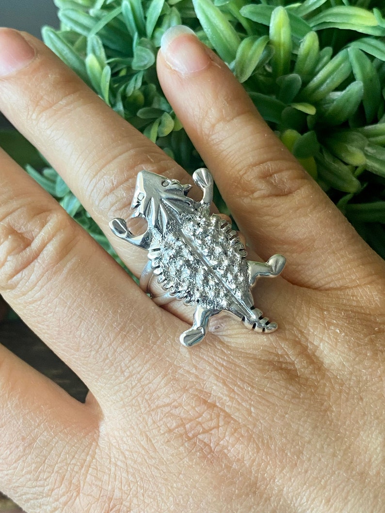Navajo Made Sterling Silver Horny Toads Rings - Etsy