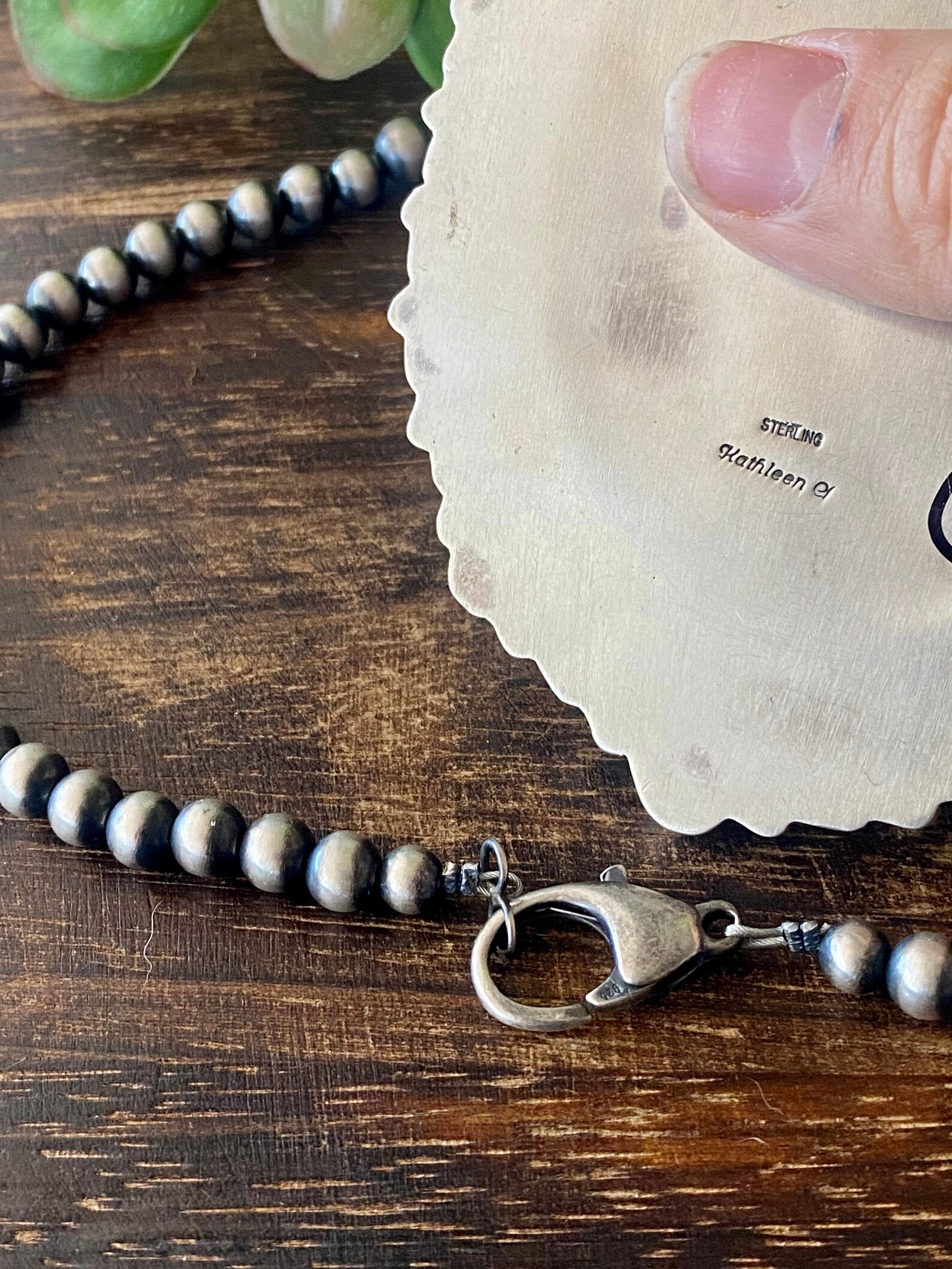 Kathleen Chavez High Grade Kingman Turquoise & Sterling Silver Mega ...